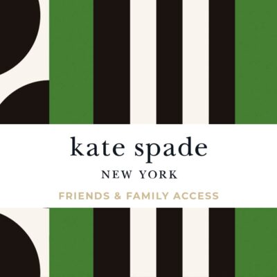 Kate Spade - Friends & Family Access - Showcase.Co